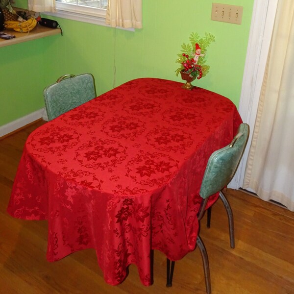 Brocade Tablecloth - Etsy