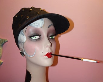 Goth Military Hat - Etsy