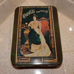Vintage Coca Cola Queen Mary Tin W/ Note Pad - Etsy