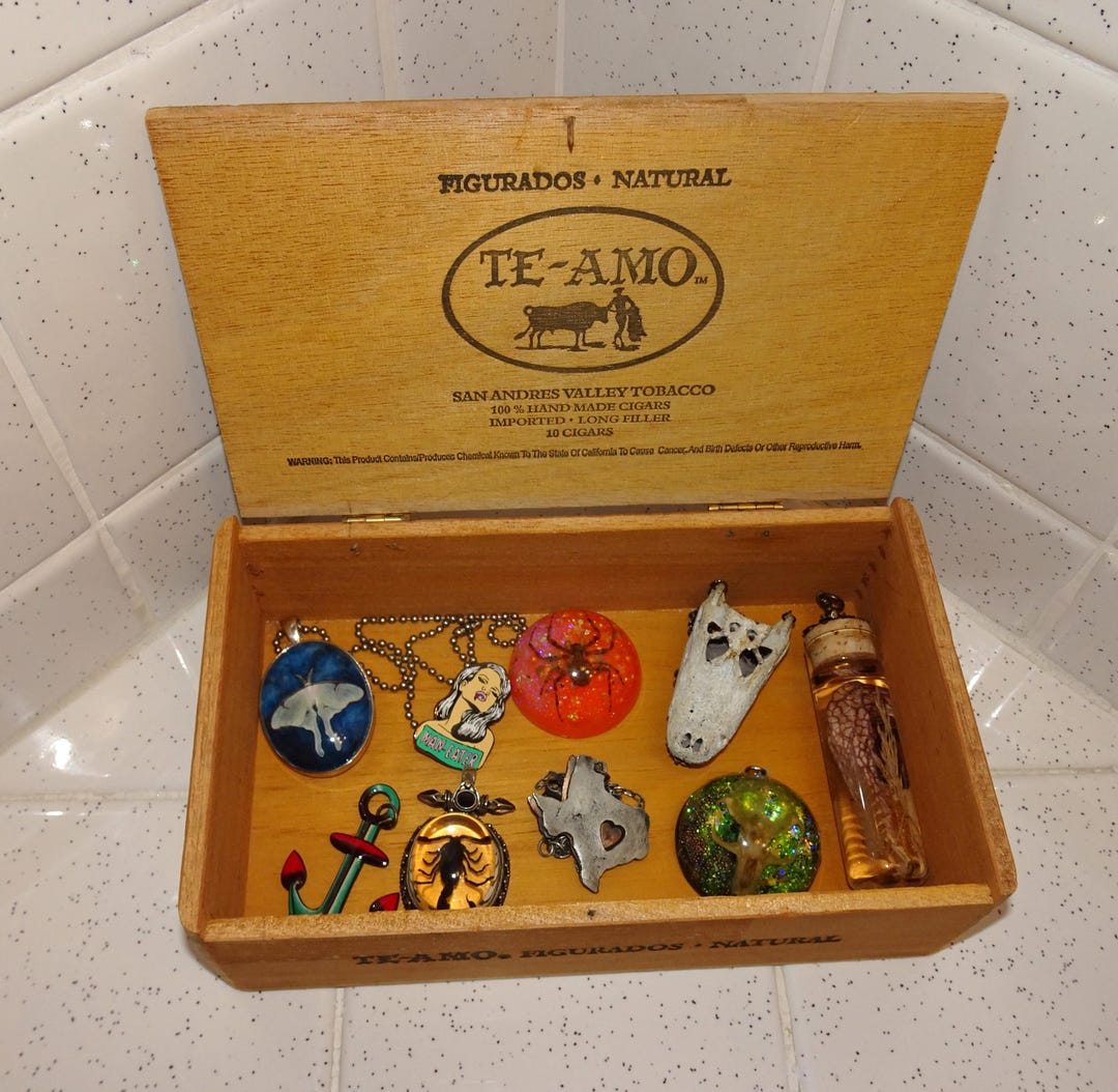 Vintage Te-amo Wooden Cigar Box - Etsy