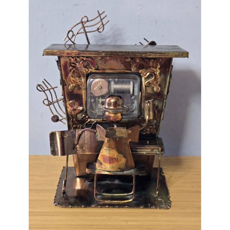 Wind up Piano Music Box - Etsy