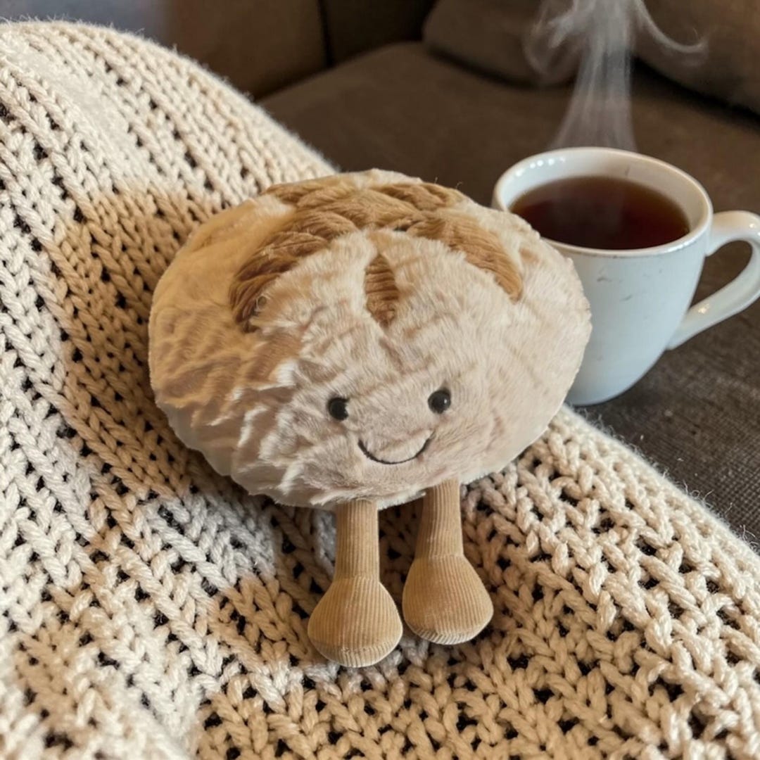 Jellycat Amuseables Sourdough Bread Plush Toy NWT – Cute Food Plushie ...