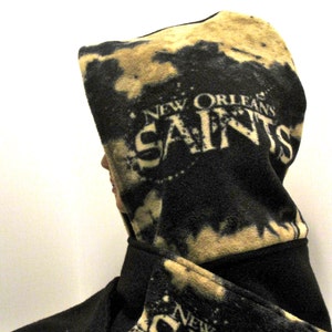 Handmade New Orleans Saints - Hooded Scarf - Scoodie - Football ...