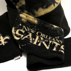 Handmade New Orleans Saints - Hooded Scarf - Scoodie - Football ...