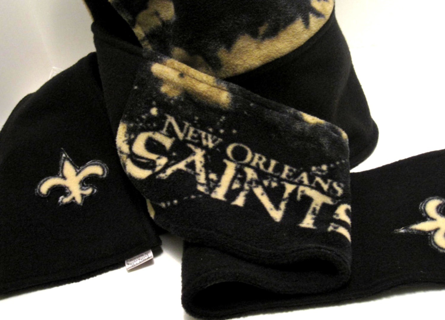 Handmade New Orleans Saints - Hooded Scarf - Scoodie - Football ...