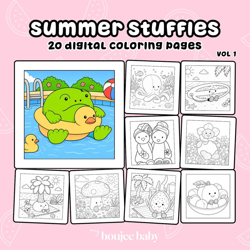 Coloring Pages Jellycat - Etsy UK