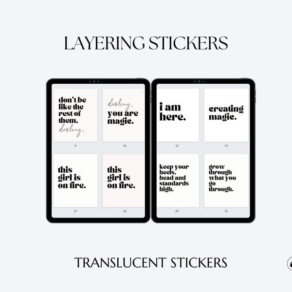 Translucent Stickers - Etsy