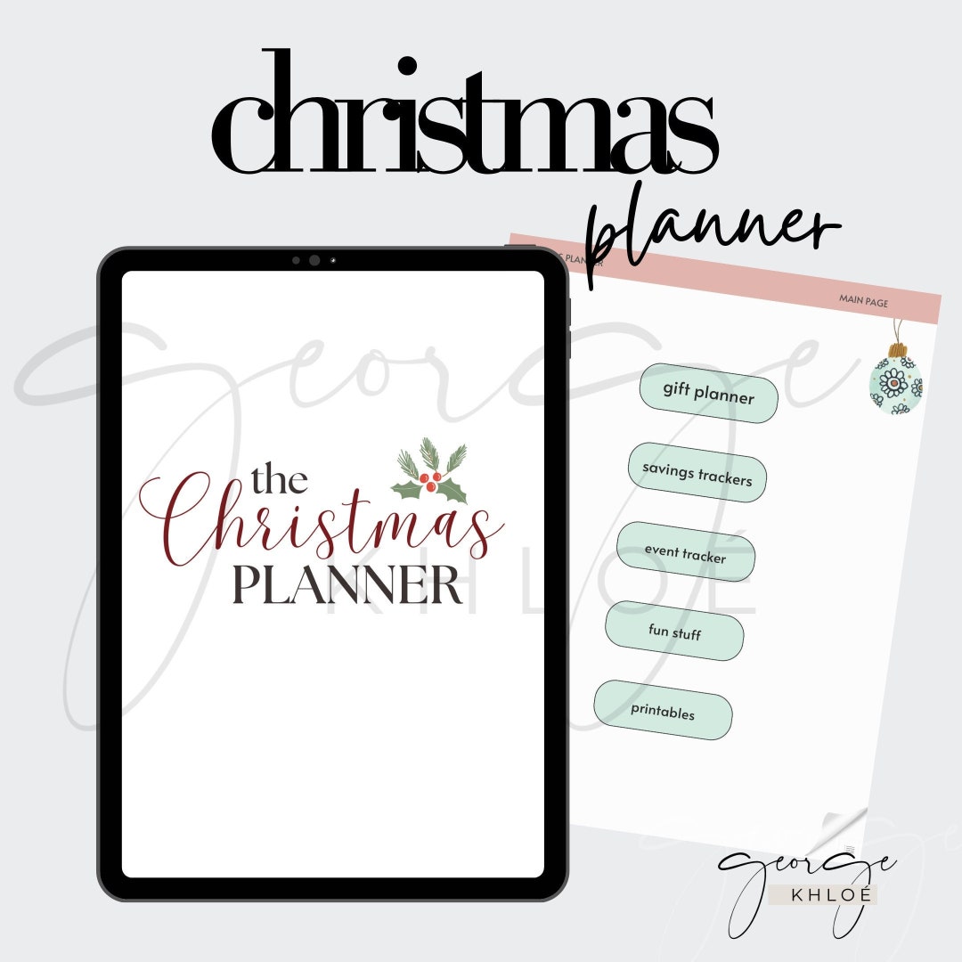 The Ultimate Christmas Planner Christmas Digital Planner - Etsy