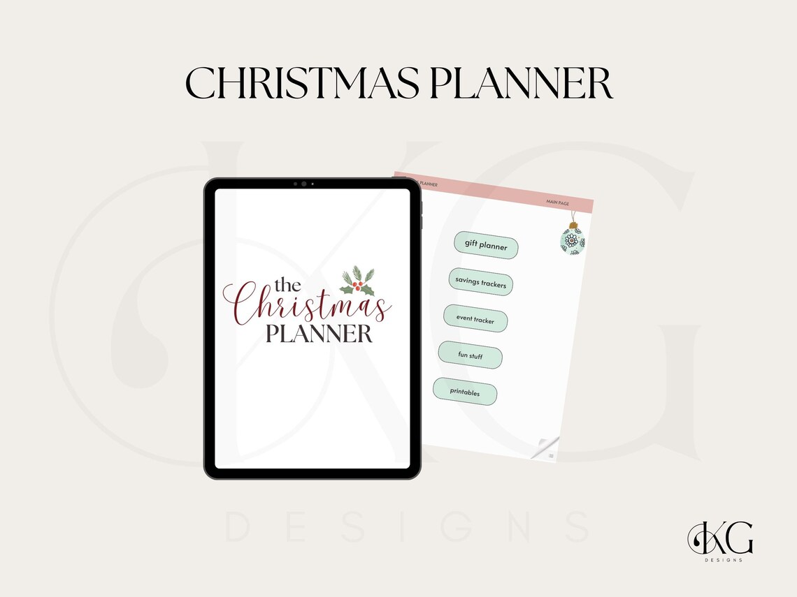 The Ultimate Christmas Planner | Christmas Digital Planner Sticker Book ...