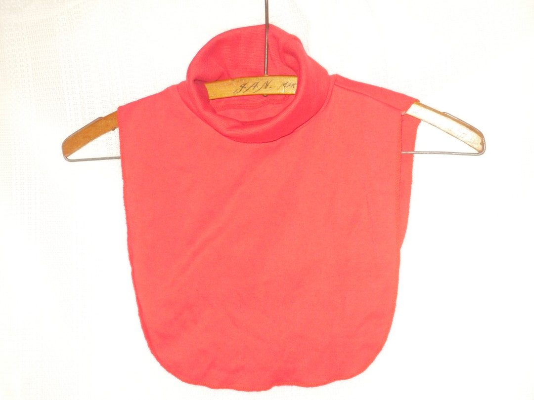 Red Turtleneck Dickie Mock Layered Look Dickey Vintage Accessory - Etsy