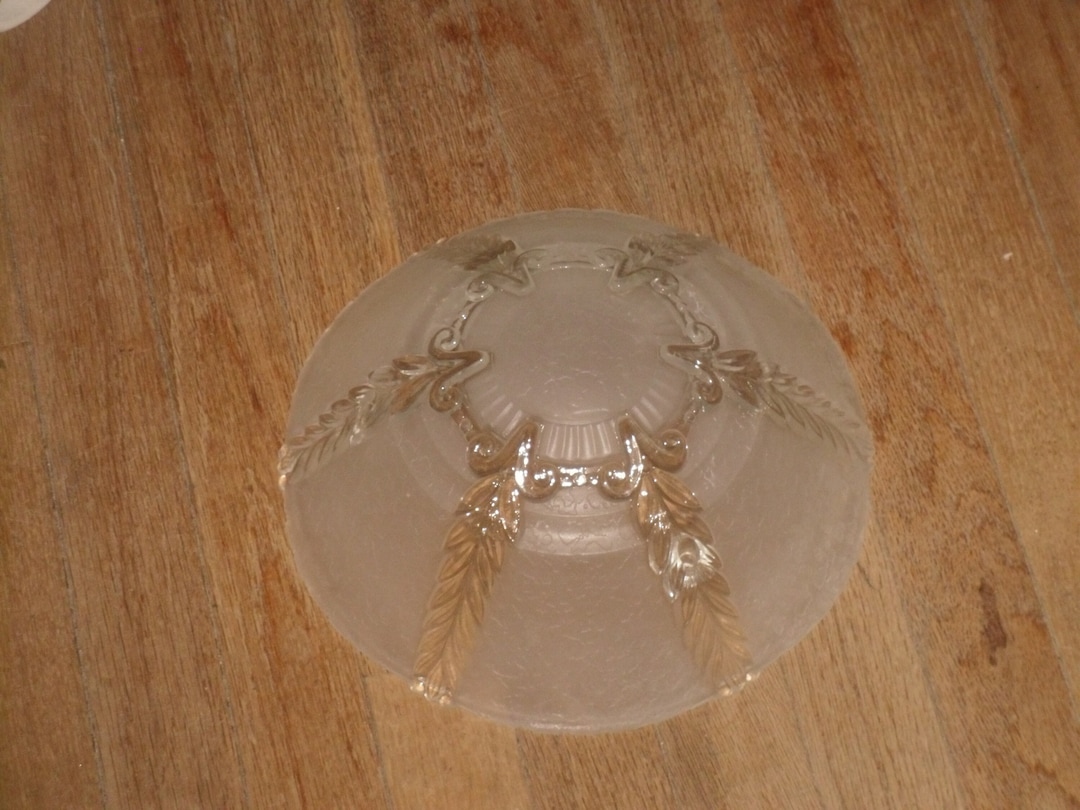Ceiling Light Cover Shade Round Dome Frosted Glass White Replacement ...