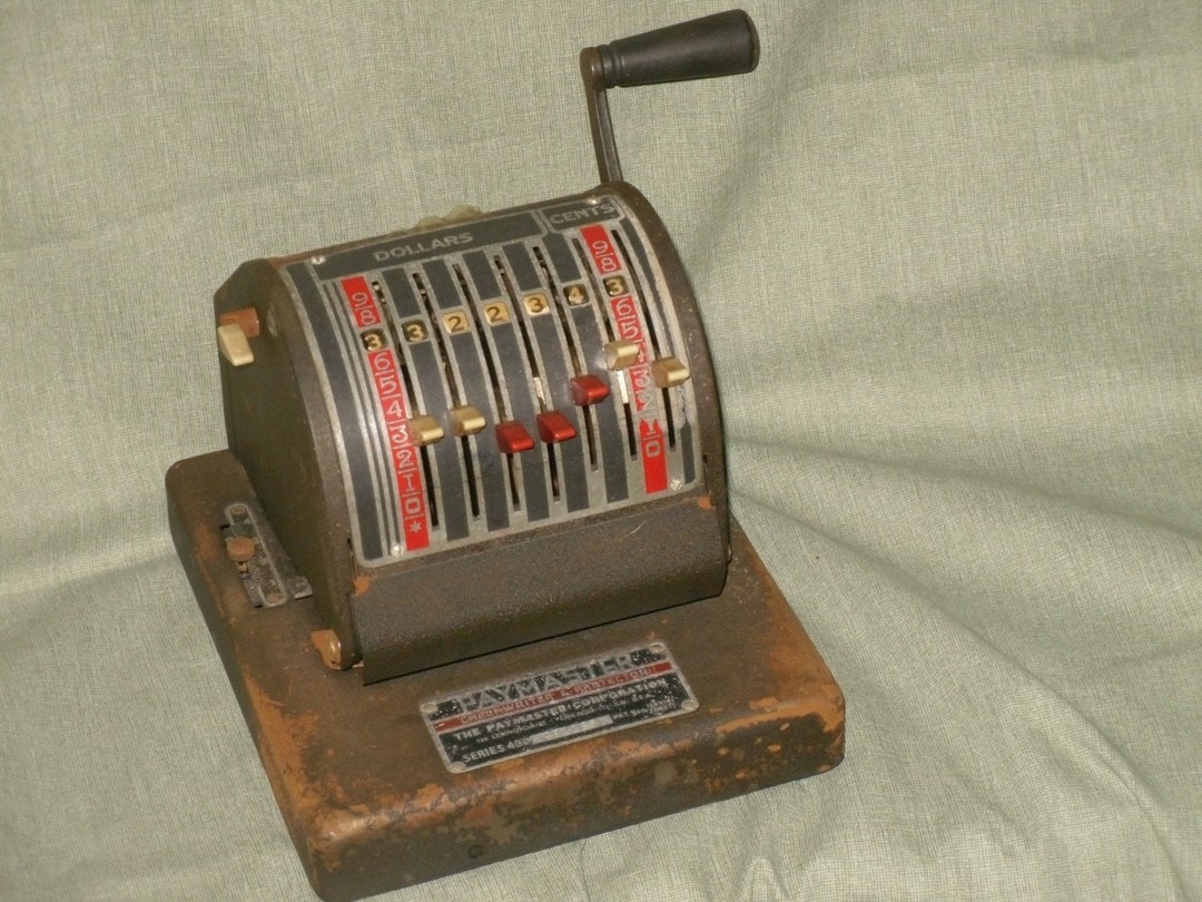 Paymaster Checkwriter Series 400 Vintage Office Check Printer - Etsy