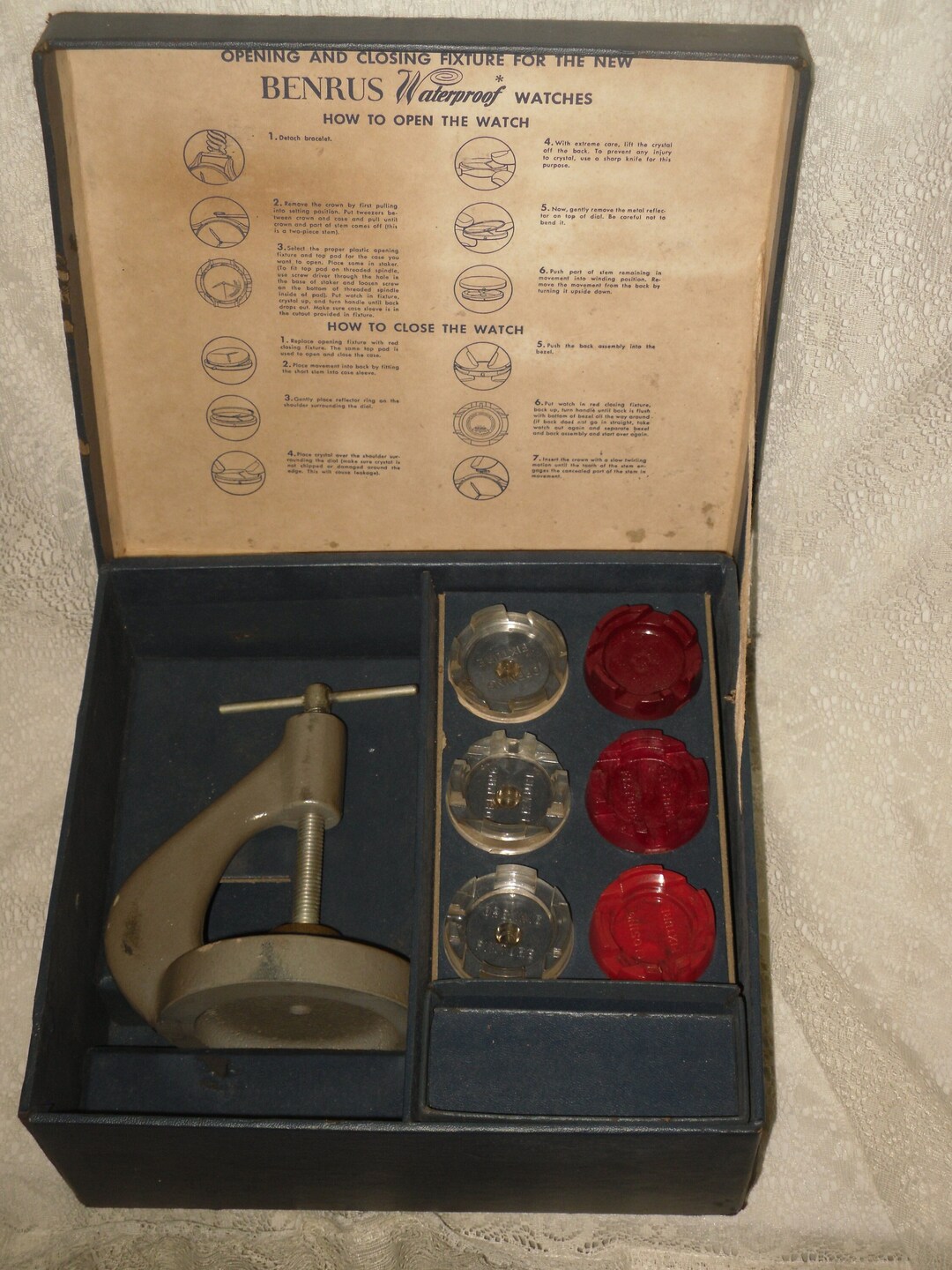 Benrus Waterproof Watch Case Opener Vintage Jewelers Tool - Etsy