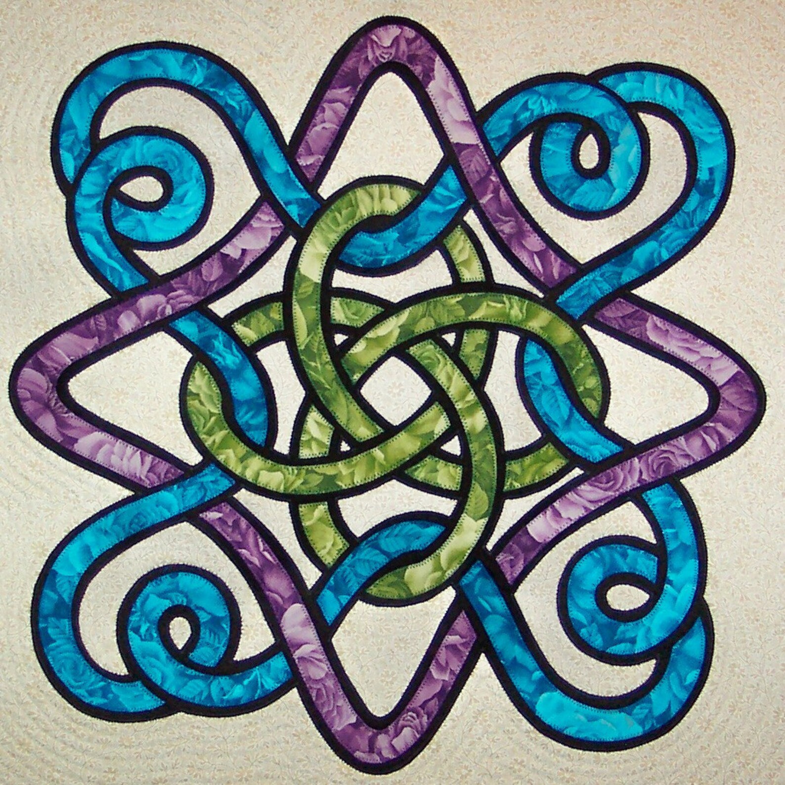 Harmony Pattern for Quilted Wall Hanging. Celtic Design. Peaceful. Feng ...