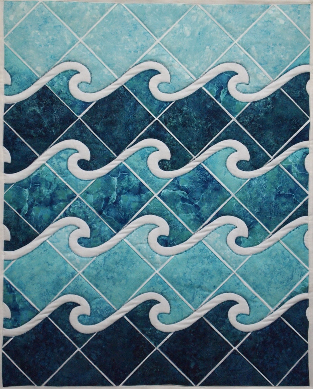 Ocean Waves Pattern. Sea. Water. Fun in the Sun. Wall Hanging. Summer ...