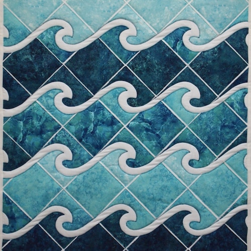 Ocean Waves Pattern. Sea. Water. Fun in the Sun. Wall Hanging. | Etsy