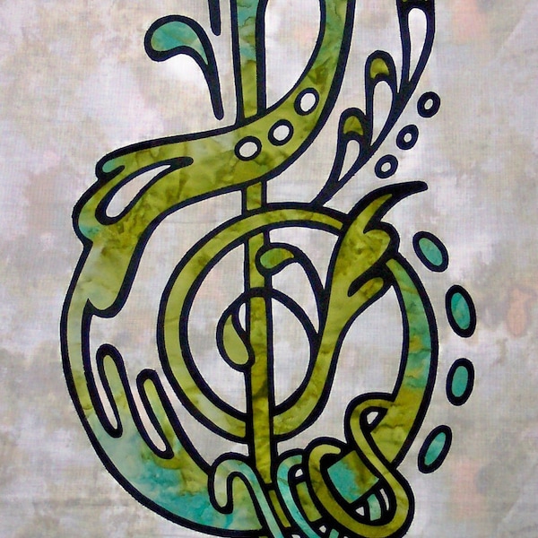 Treble Clef Quilt Pattern - Etsy