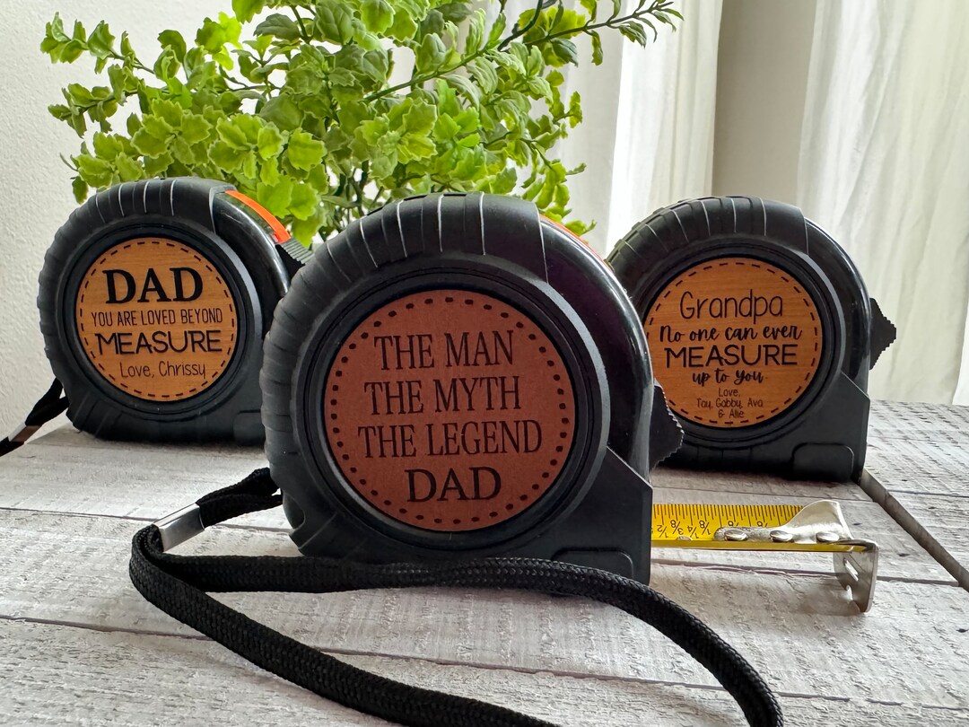Personalized Tape Measure, Fathers Day, Gift for Him, Tape Measure, No ...