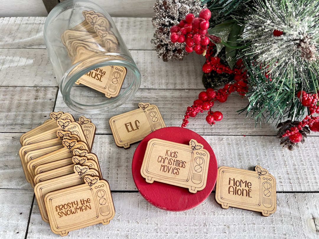 Kids Christmas Movie Tokens, Christmas Jar, Christmas Tokens, Movie ...