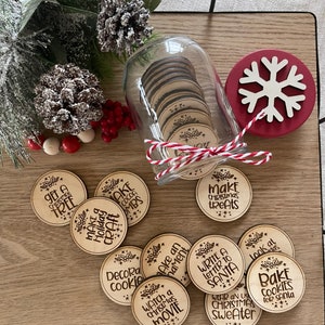 Christmas Tokens, Family Christmas Activities Jar, Christmas Advent ...