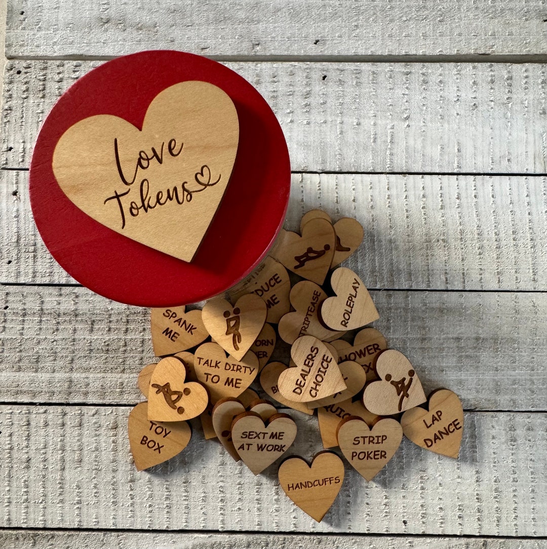 Valentine Naughty Tokens, Sex Tokens, Spicy Tokens, Valentine’s Day ...