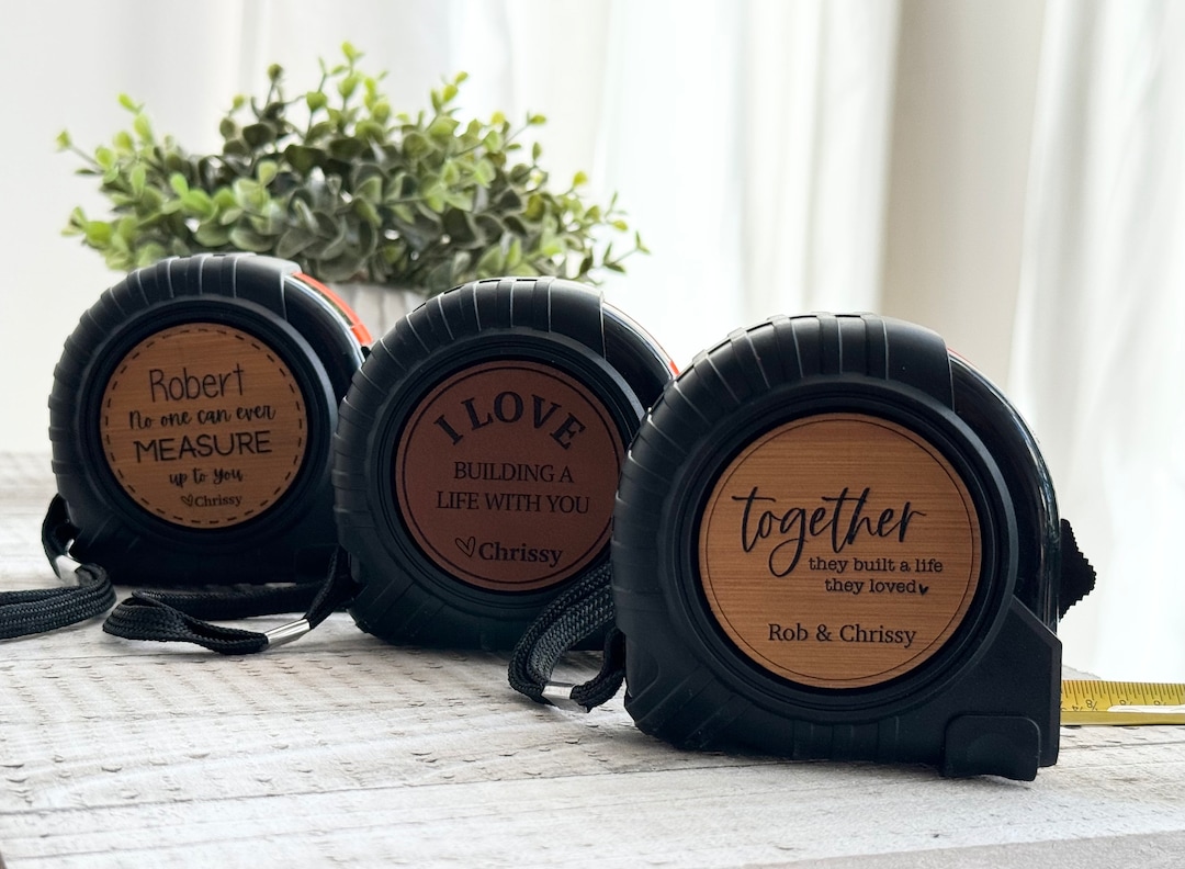 Personalized Tape Measure, Fathers Day, Anniversary, Gifts for Him ...
