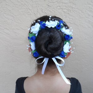 SALE Rosebuds & Magnolias Bun Crown Ballet Bun Wrap Many - Etsy