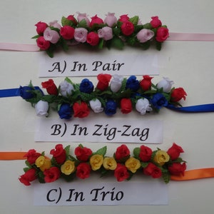 SALE Medium Rosebuds Bun Wrap, Ballet Bun Wrap, Many Colors, Ballet ...