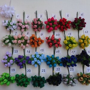 SALE Large Rosebuds Bun Wrap in 24 Colors, Ballet Bun Wrap, Flower Bun ...