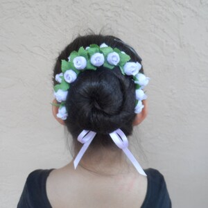 SALE Medium Rosebuds Bun Wrap, Ballet Bun Wrap, Many Colors, Ballet ...