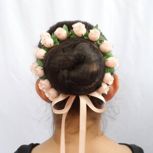 SALE Large Rosebuds Bun Wrap in 24 Colors, Ballet Bun Wrap, Flower Bun ...