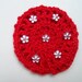X-small Bun Cover With Pink Flower Rhinestones, Many Colors, Ballet Bun ...