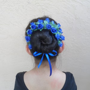 SALE Medium Rosebuds Bun Wrap, Ballet Bun Wrap, Many Colors, Ballet ...