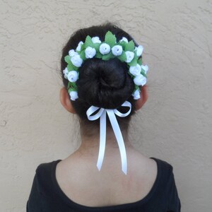 SALE Medium Rosebuds Bun Wrap, Ballet Bun Wrap, Many Colors, Ballet ...