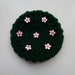 X-small Bun Cover With Pink Flower Rhinestones, Many Colors, Ballet Bun ...