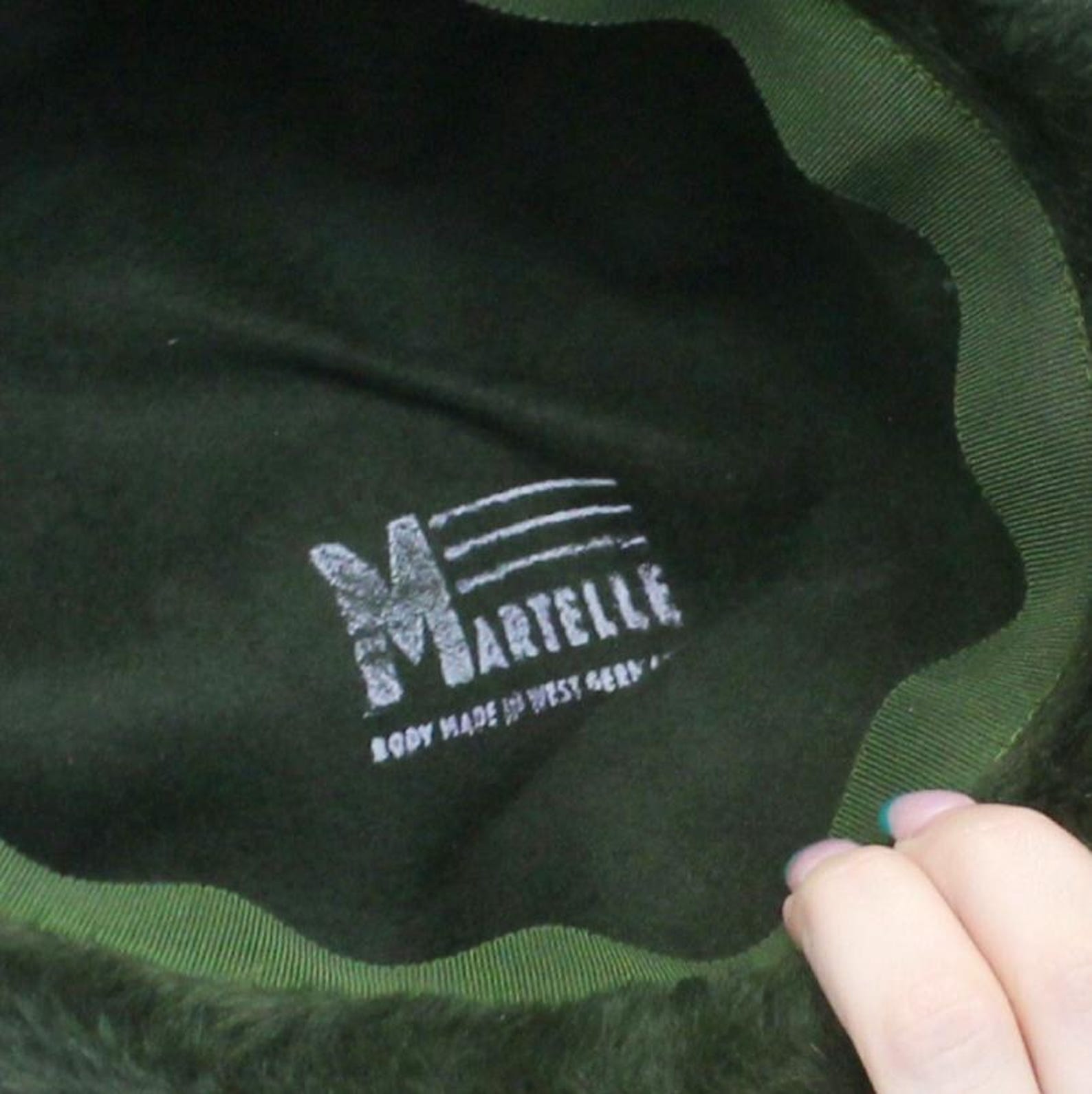Vintage 60s Swagger Hat Green Faux Fur Bow Hat by Martelle- Green Faux ...