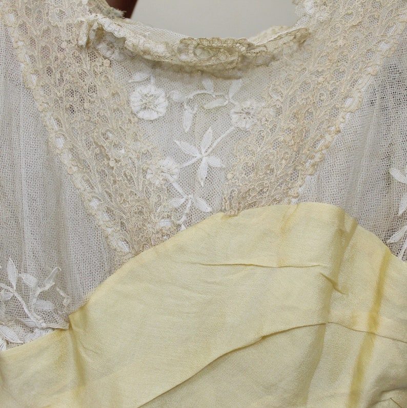 Vintage Edwardian Tea Dress Intricate Delicate Layered Net and Lace ...