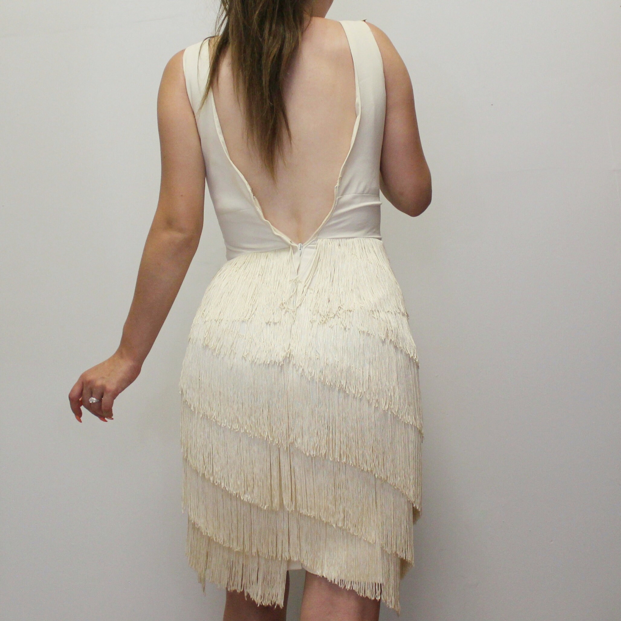 Vintage 50s Fringe Mini Dress A Original Lilli Diamond California Retro ...