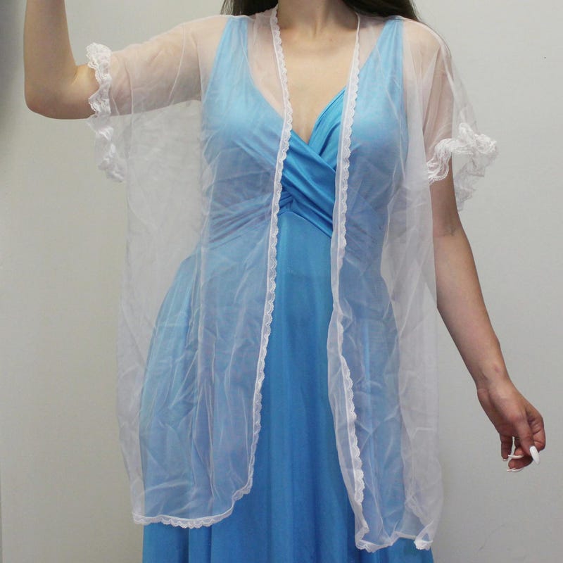 Sheer Lace Robe - Etsy