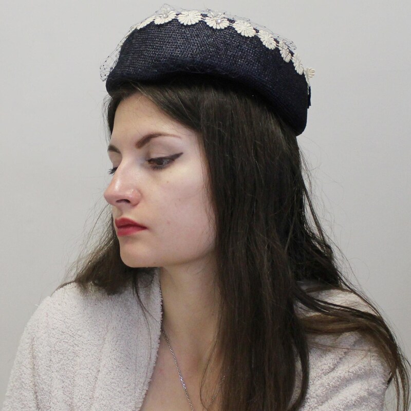 Pillbox Hat - Etsy