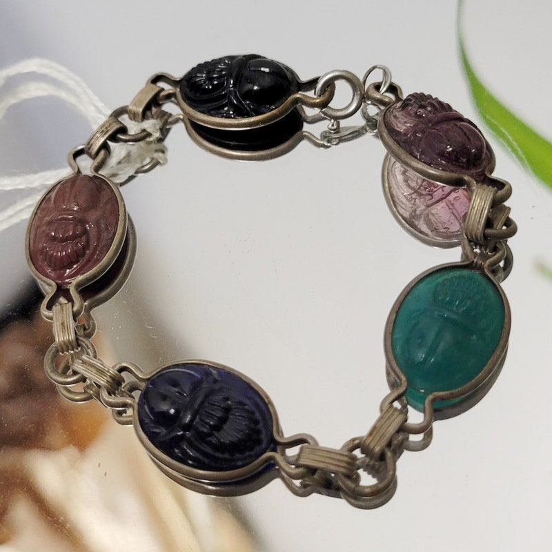 Scarab Bracelet - Etsy