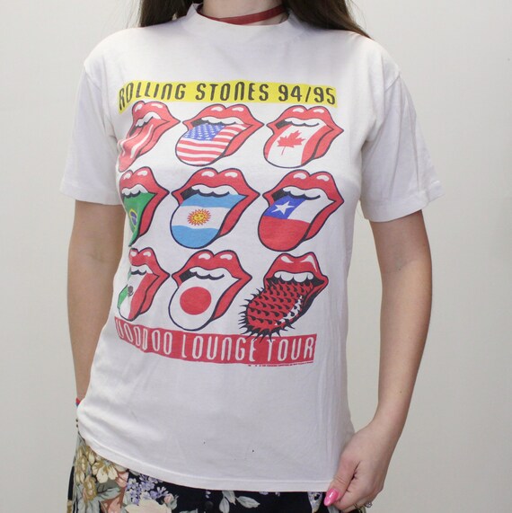 Vintage Rolling Stone 94/95 Voodoo Lounge Tour Tee With Vintage Rolling Stone 94/95 Voodoo Lounge Tour Tee With