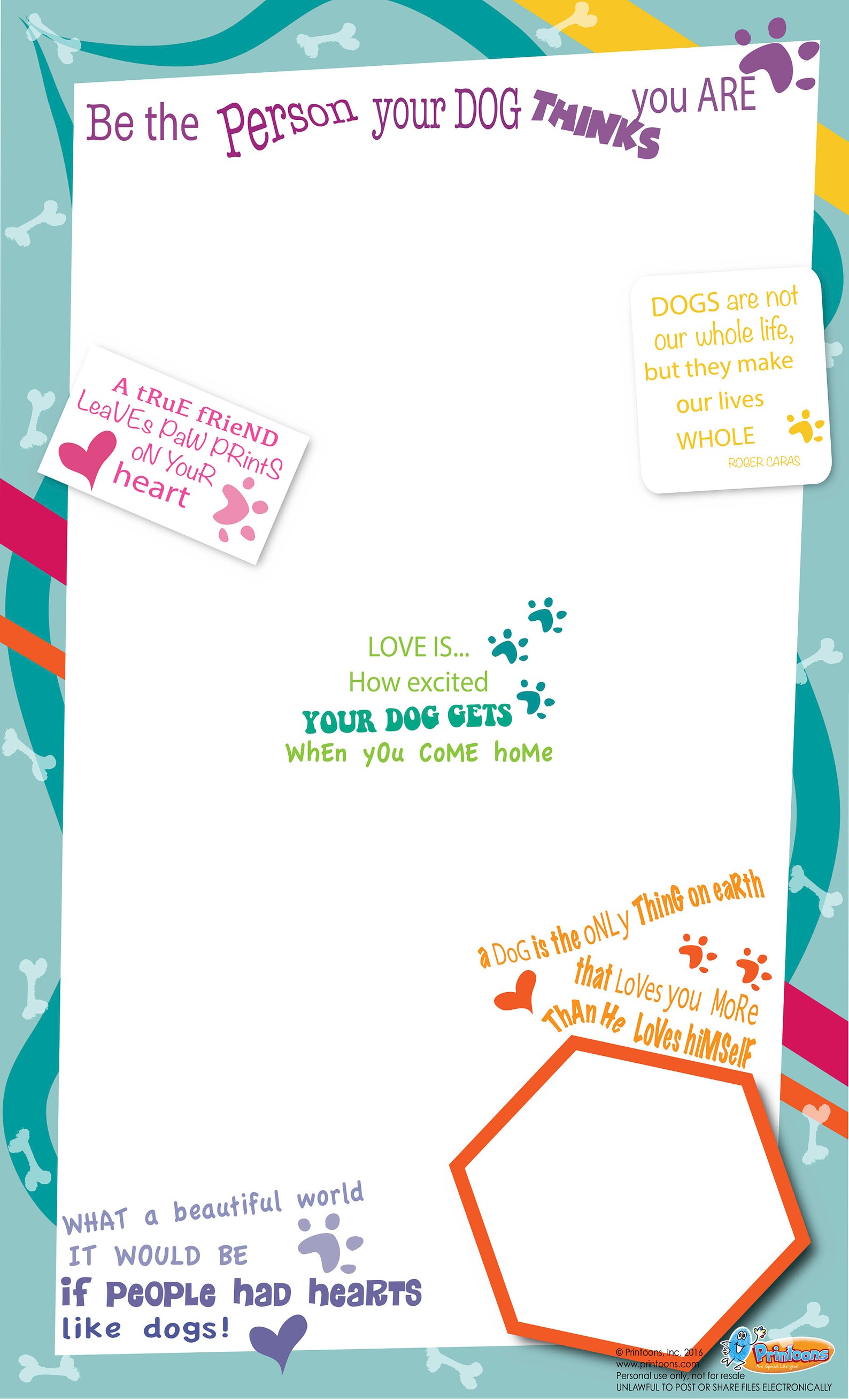 DOG POSTERS Fingerprint Art Dog Fingerprint Art Kit Digital - Etsy UK