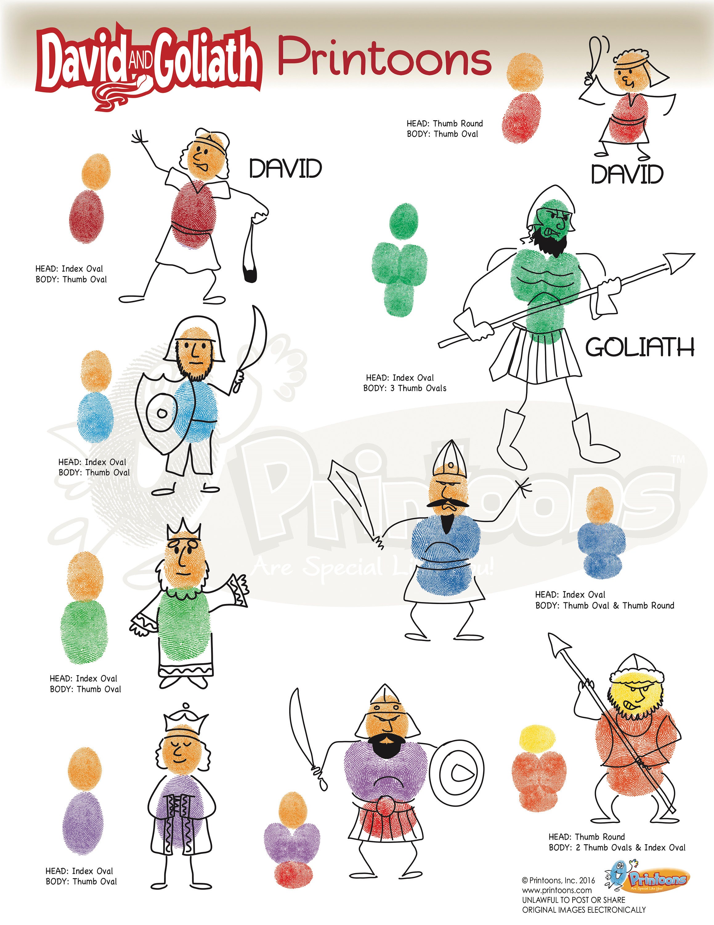 David And Goliath Worksheets