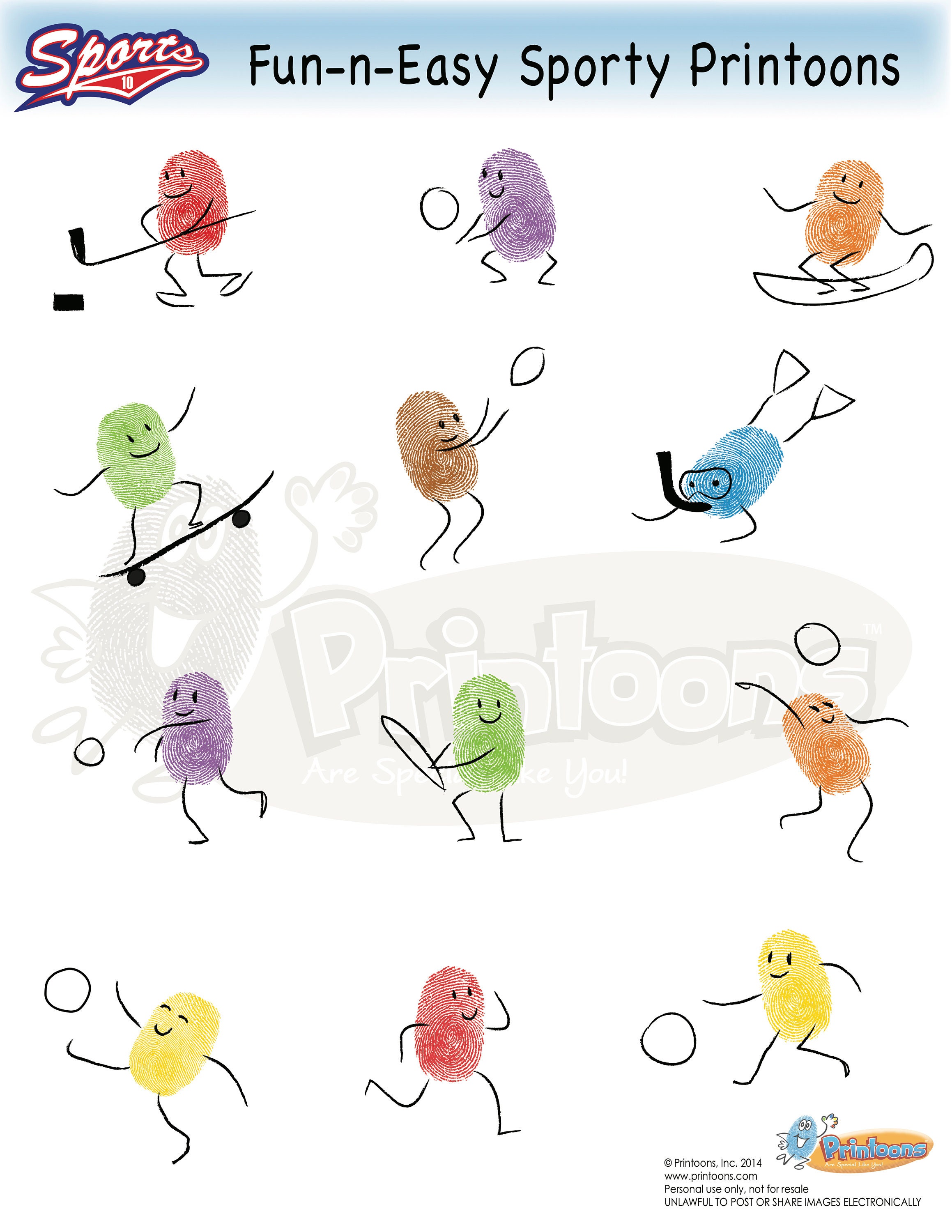 SPORTS LEARNING THUMBPRINT Art, Preschool Worksheets, Home School ...