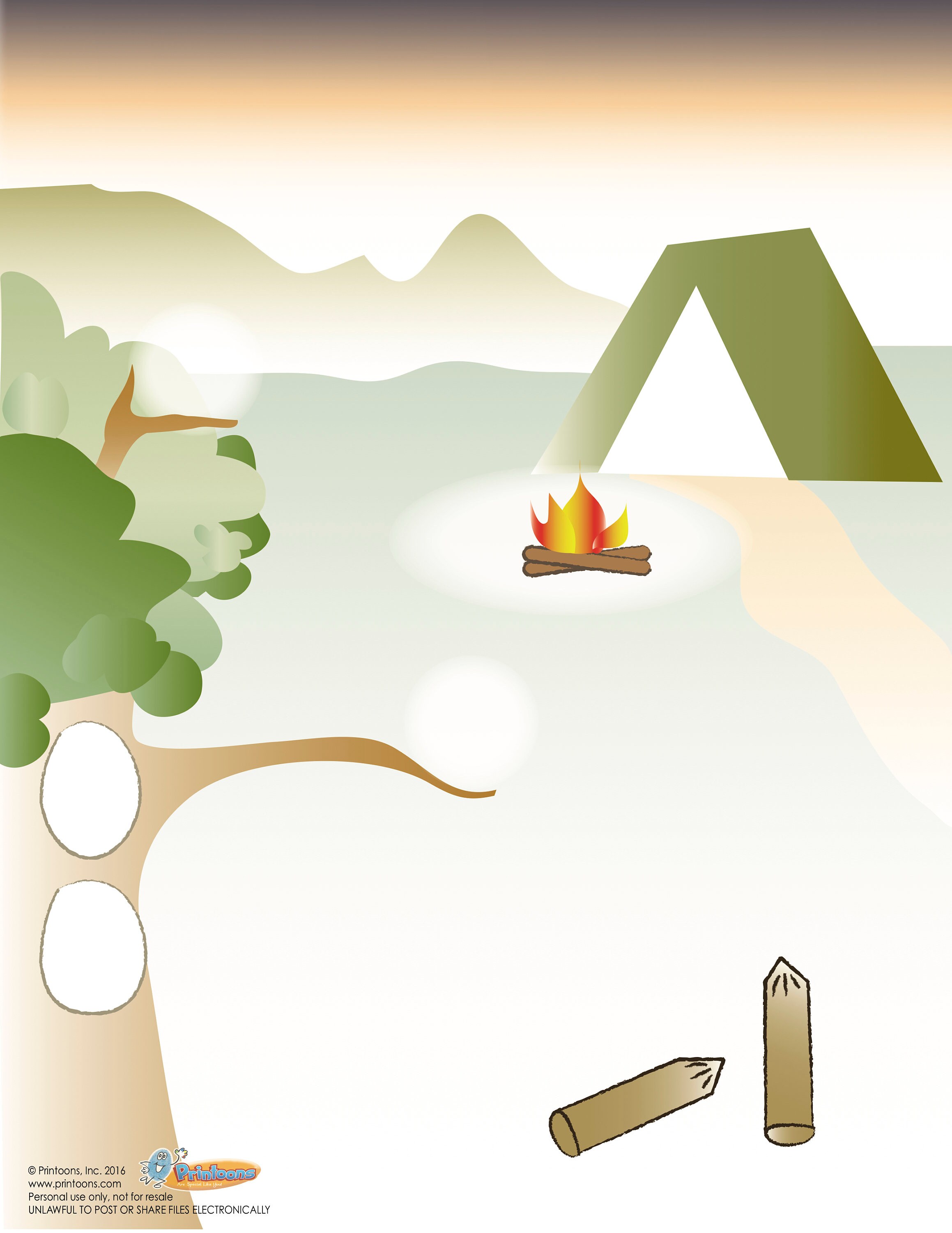 FOREST THUMBPRINT Art, Forest Worksheets, Forest Animal Art and Craft ...