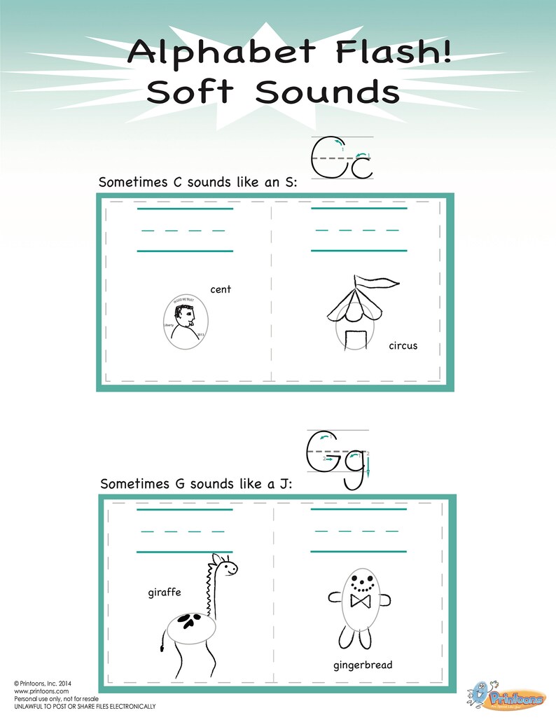 ALPHABET FLASH Cards Thumbprint Art and Letter Forming Learn - Etsy