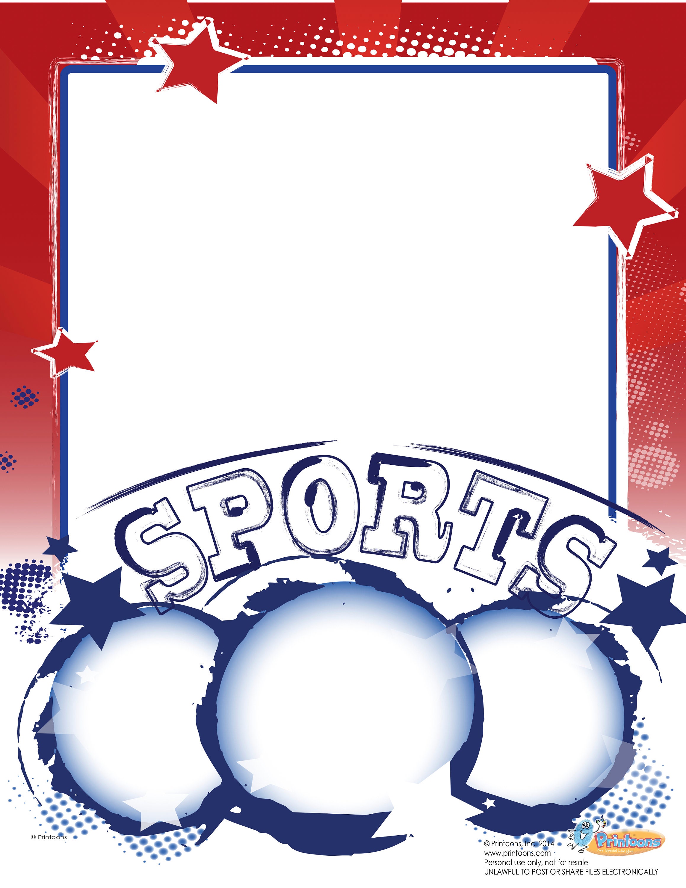 SPORTS THUMBPRINT CRAFTS, Sports Digital Download Fingerprint Art Kit ...