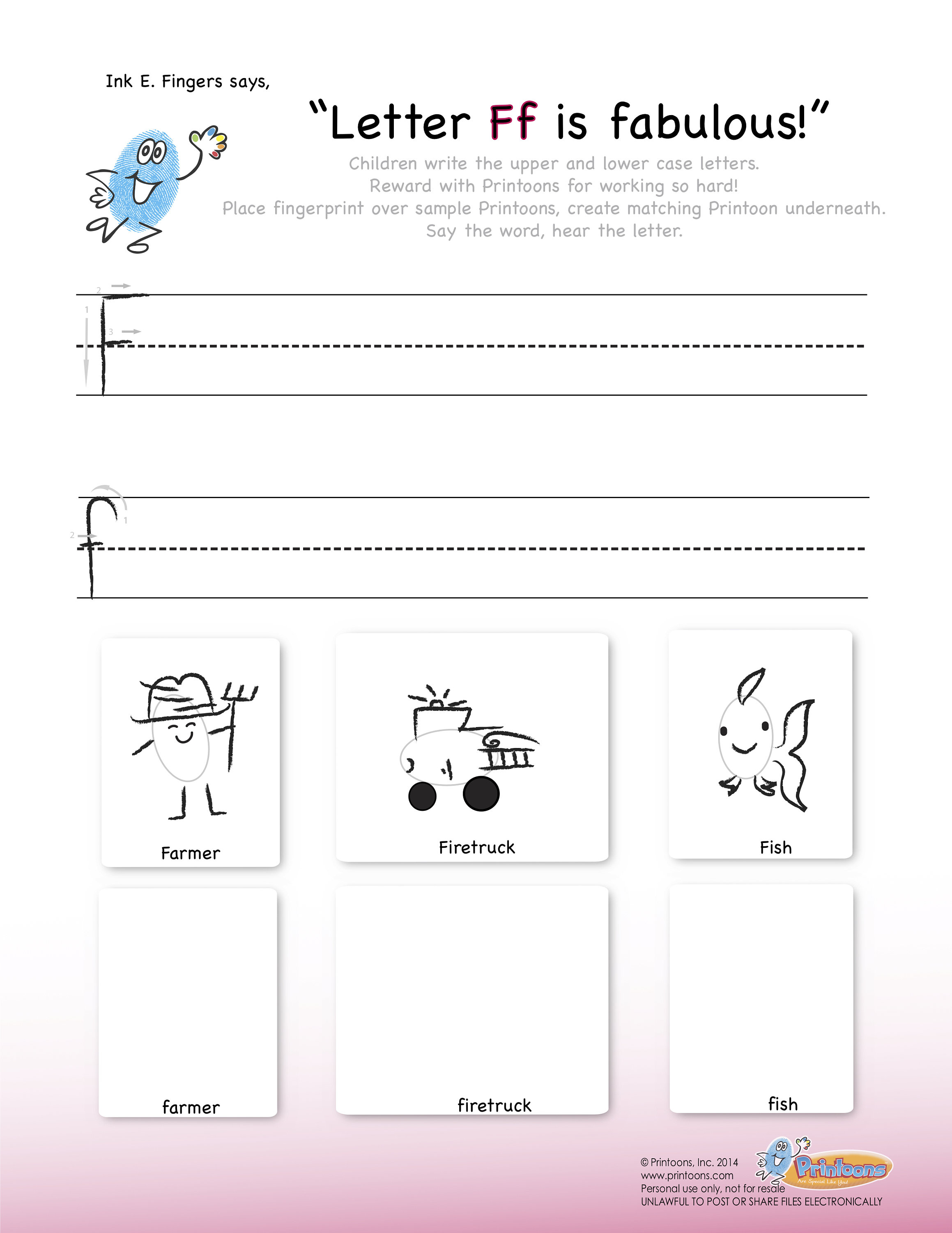 ALPHABET REWARDS THUMBPRINT Art Kit, Learn Alphabet Fingerprint Art ...