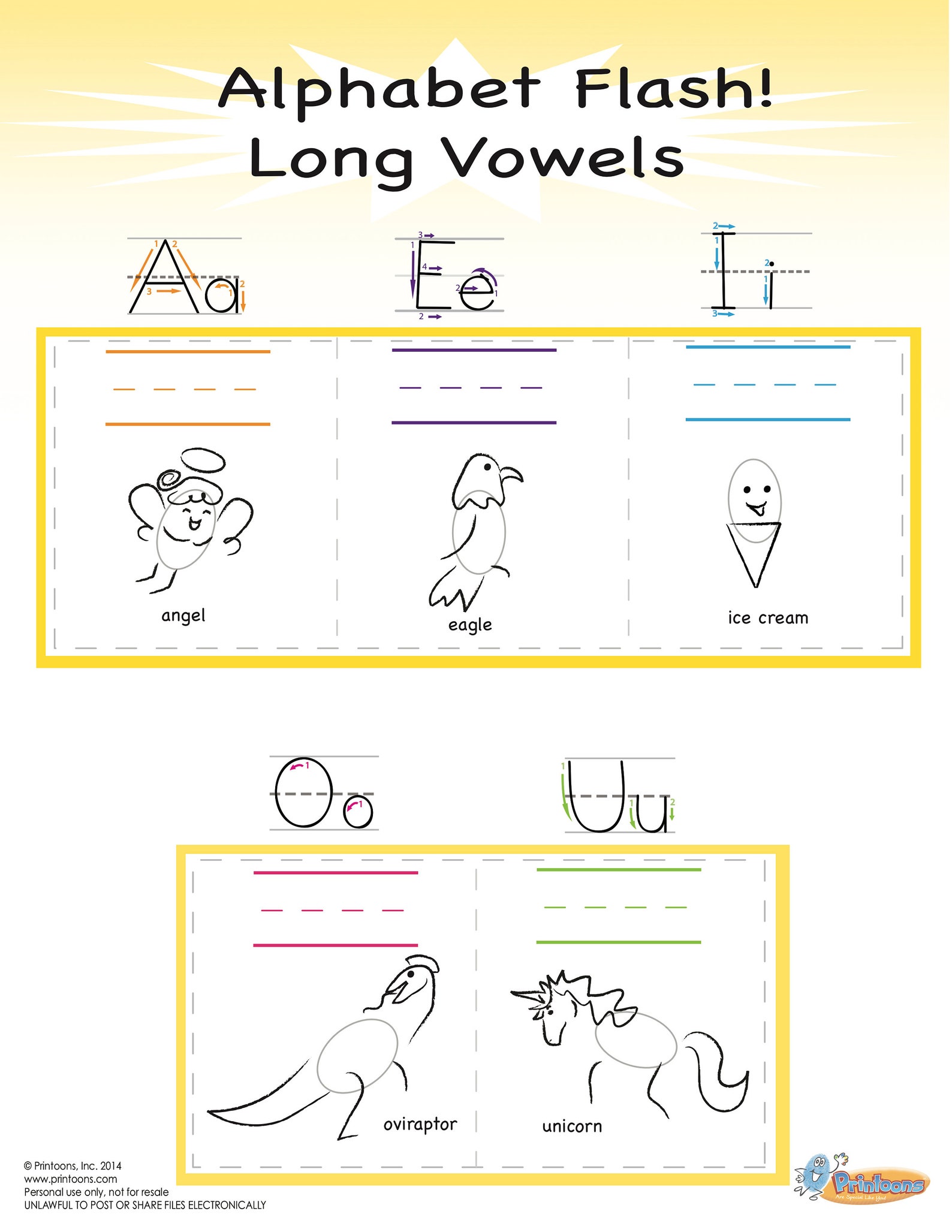 ALPHABET FLASH Cards Thumbprint Art and Letter Forming Learn - Etsy